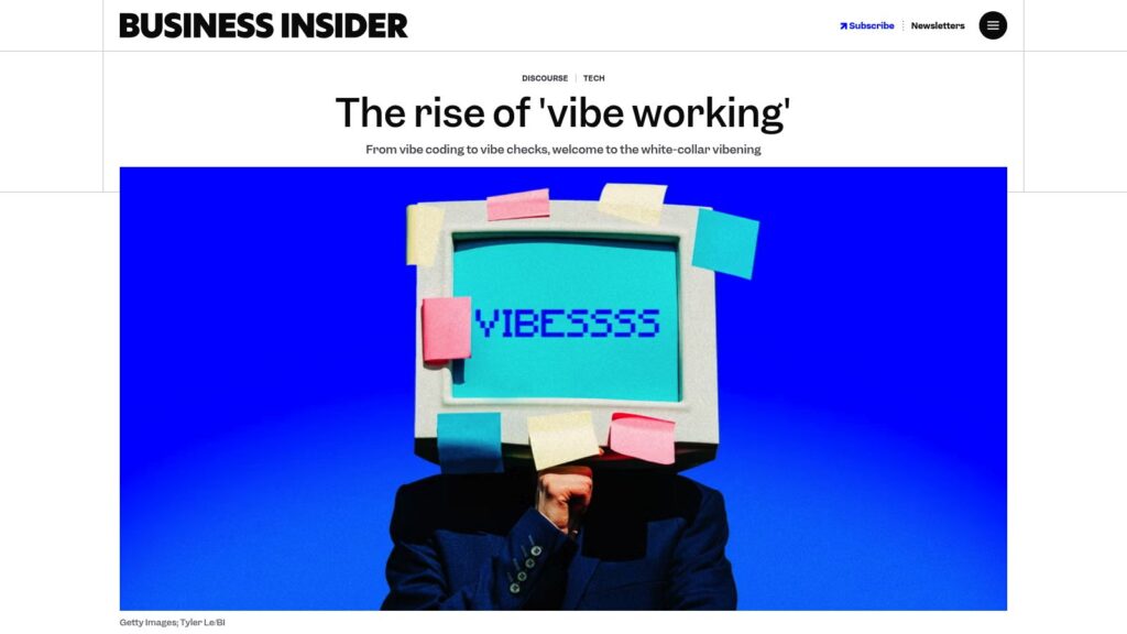 The Rise of ‘vibe Working’ – Workforce.blog