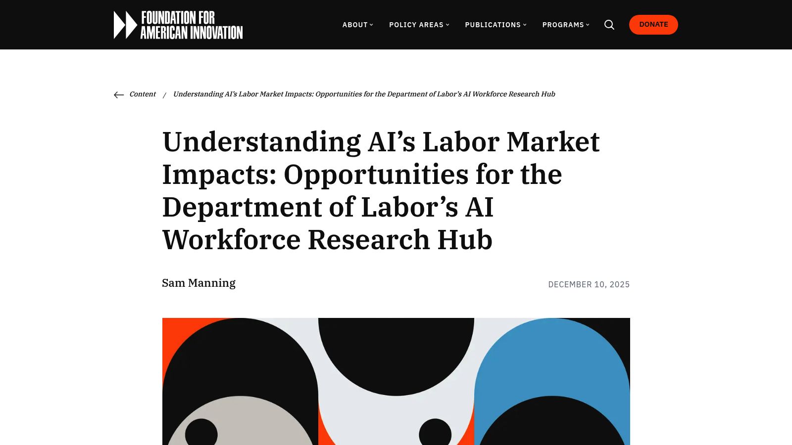 Understanding AI’s Labor Market Impacts: Opportunities for the ...